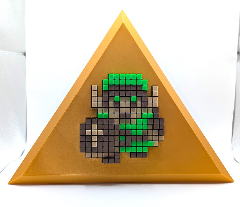 3D Printed 8-bit Nintendo Character – Retro Gaming Decor - Etsy
