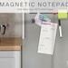 Baby Daily Log | Magnetic Fridge Notepad - Etsy