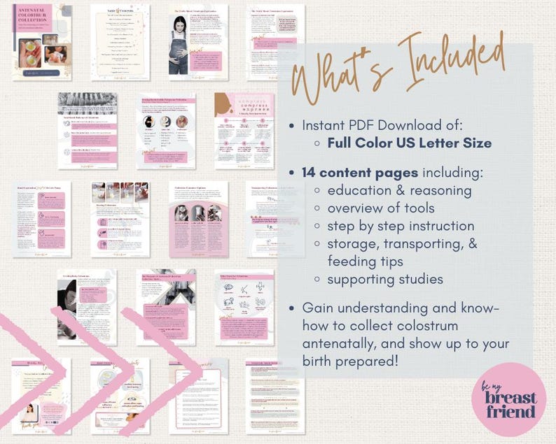 Antenatal Colostrum Collection Guide | Printable, Breastfeeding, Breast ...