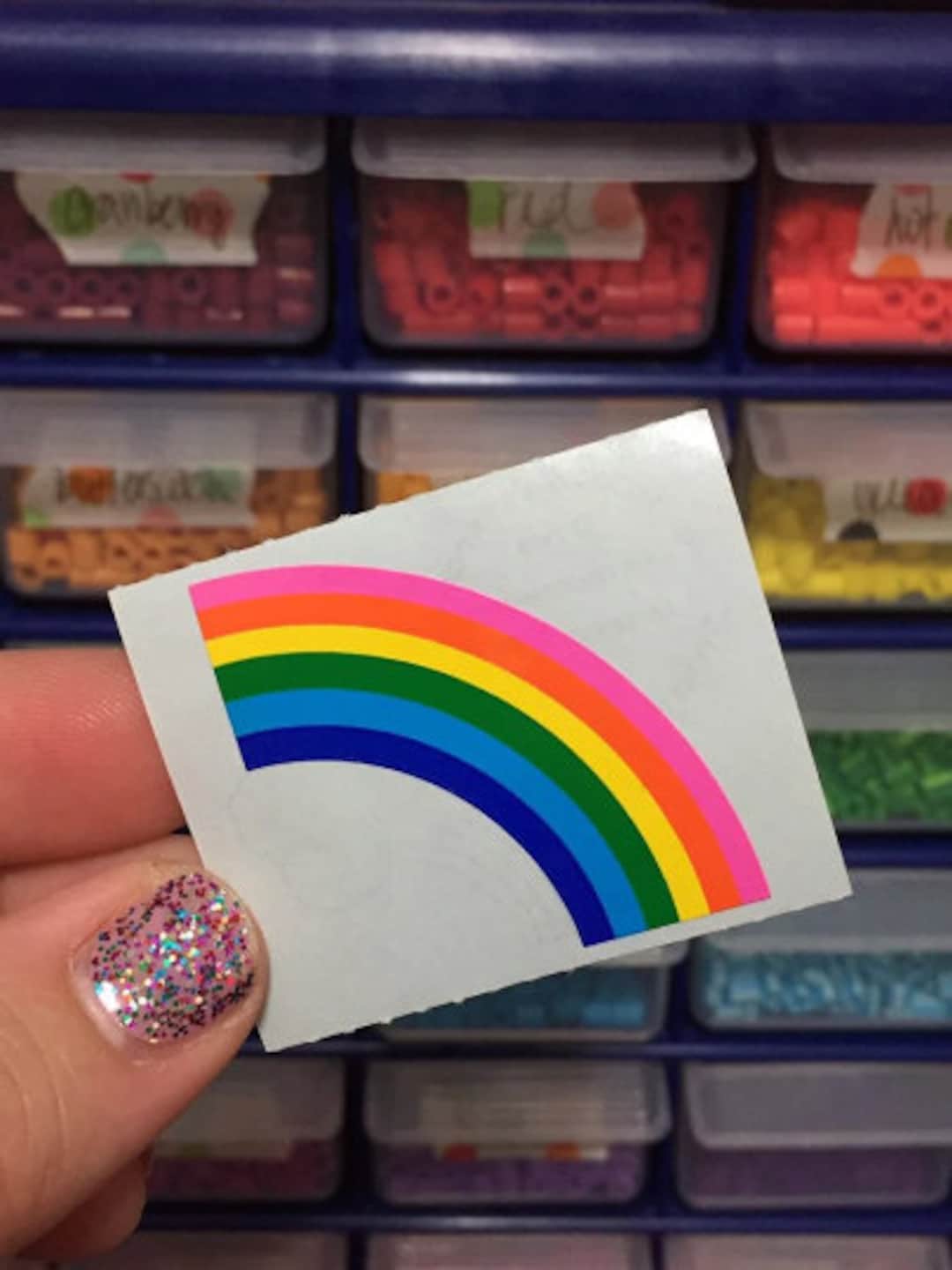 Vintage Mrs. Grossman's Sticker Rainbow 1979 Blue Backing - Etsy