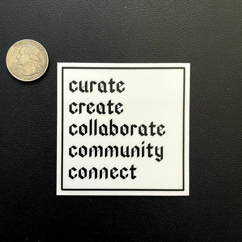 Create Community Sticker - Etsy
