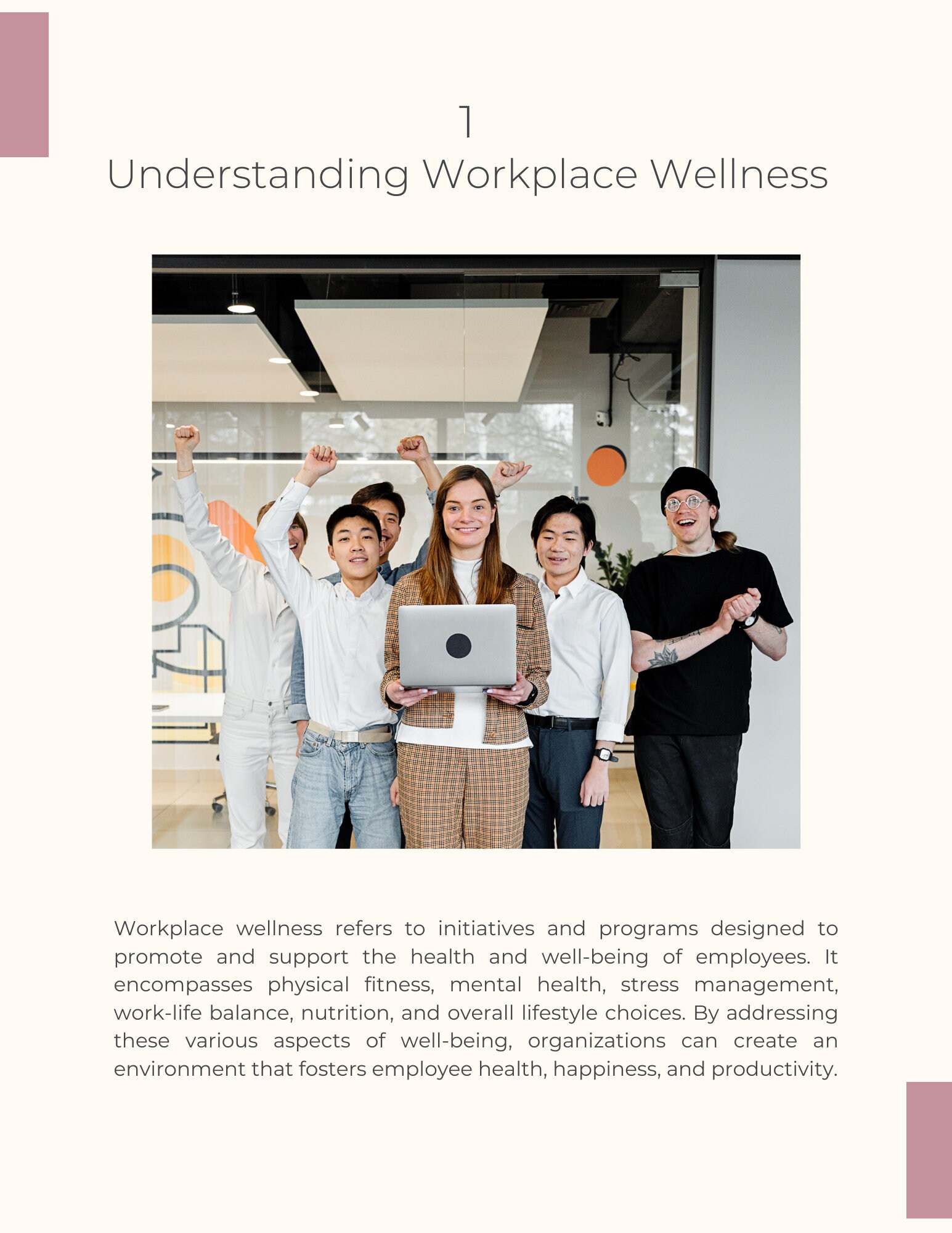 Workplace Wellness Editable Ebook: Corporate Health (canva Template) - Etsy