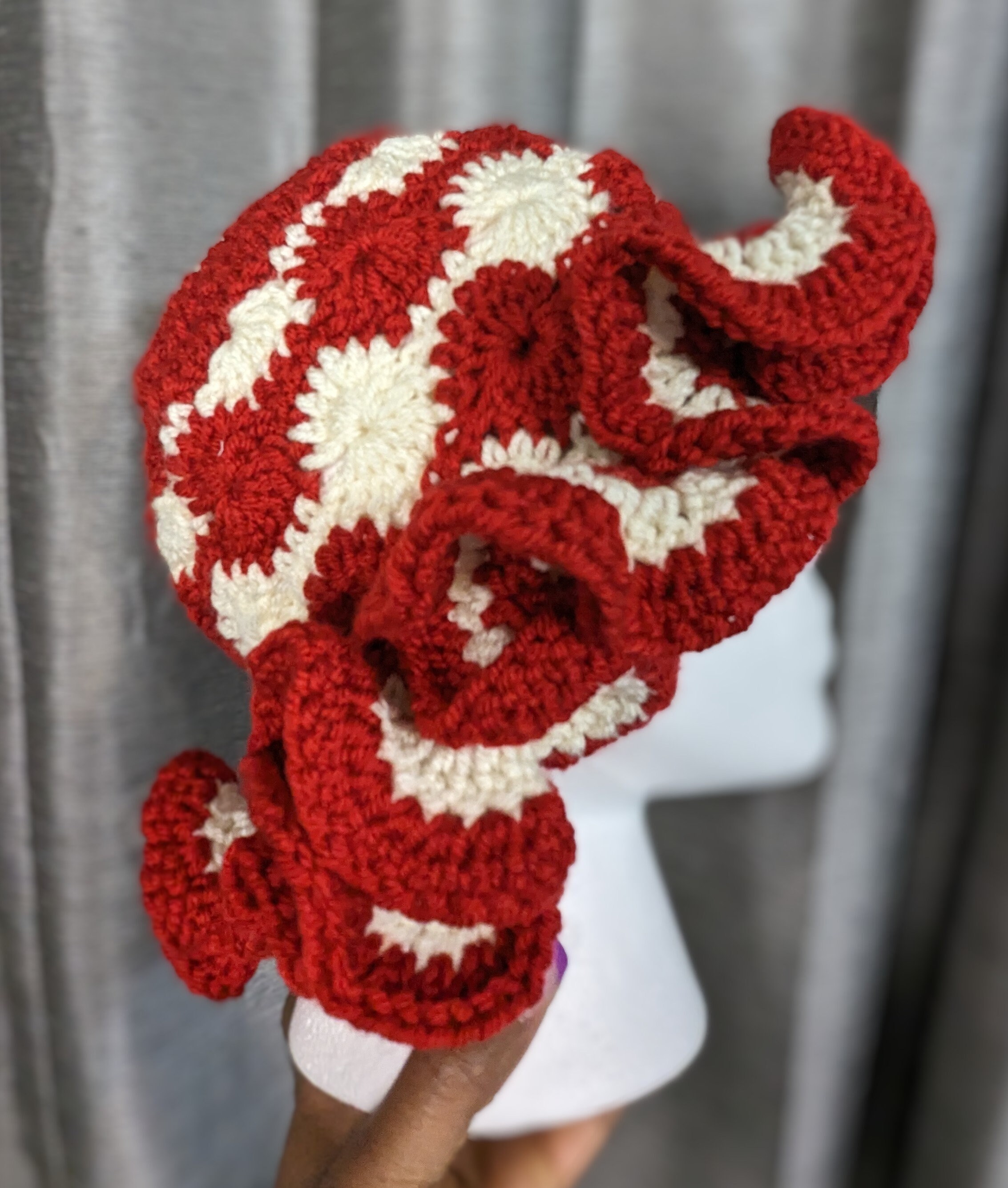 Ruffle Hat in Sorority Colors (or Any 2-3 Colors) - Etsy