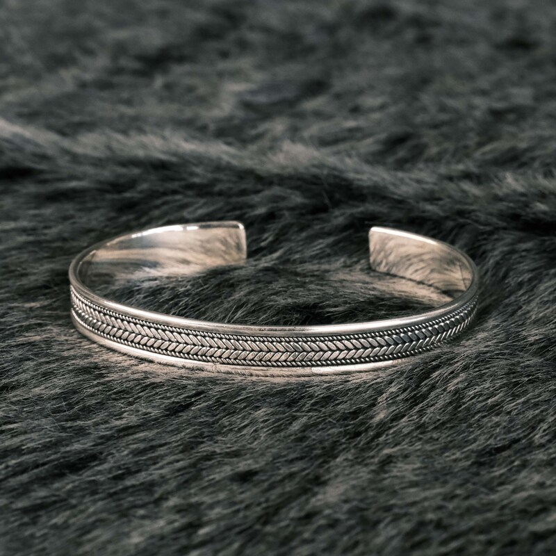 Mens Silver Bracelet - Etsy