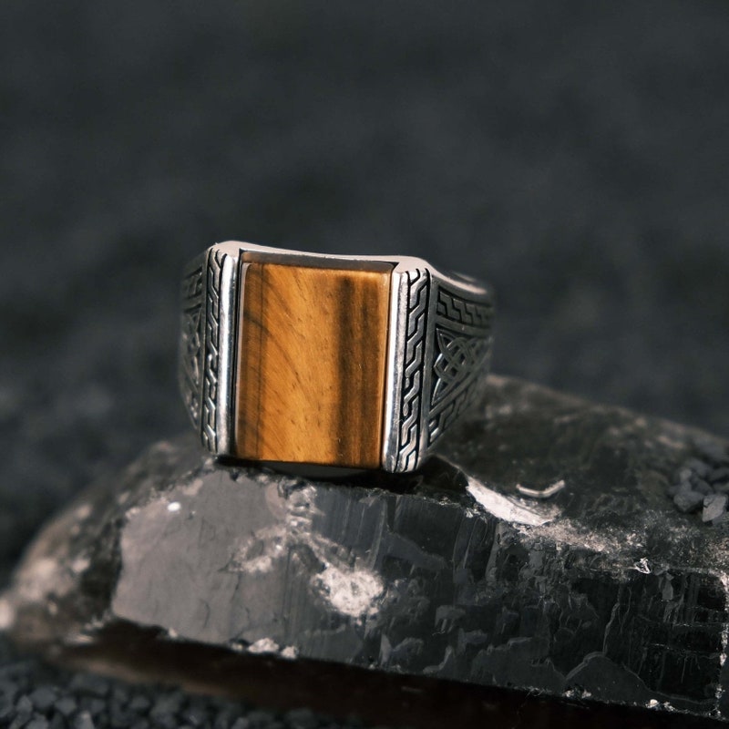 Mens Silver Ring - Etsy