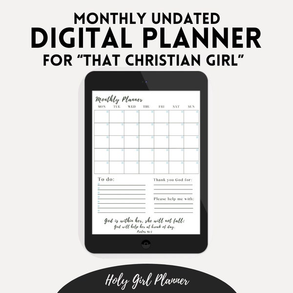 Christian Planner - Etsy