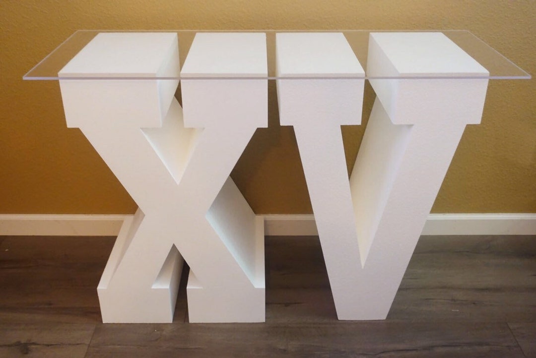 30 Inches Tall 16 Inches XV Foam Table Base - Etsy