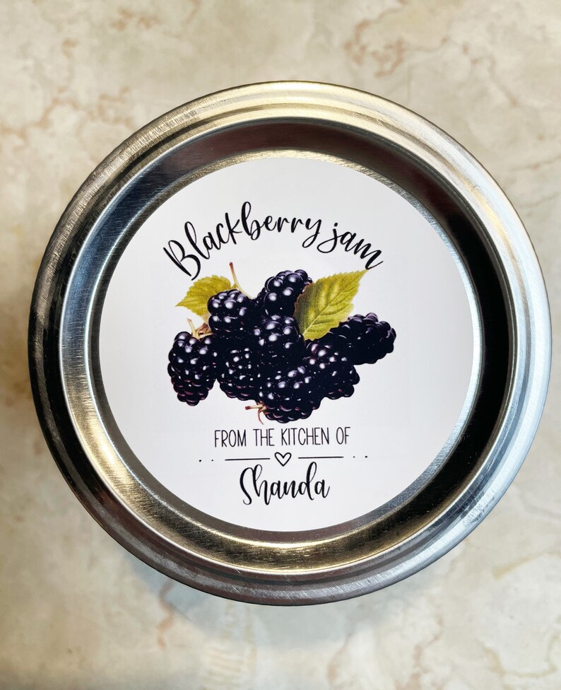 Custom Jam Labels Custom Bakery Name Jam Label Farmhouse Custom Labels ...