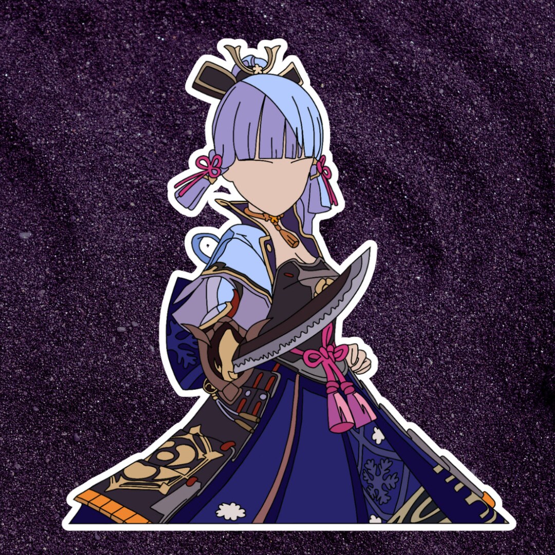 Genshin Impact Ayaka Sticker - Etsy