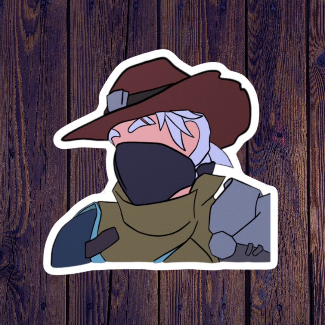 My Time at Sandrock Logan Peeker Sticker - Etsy