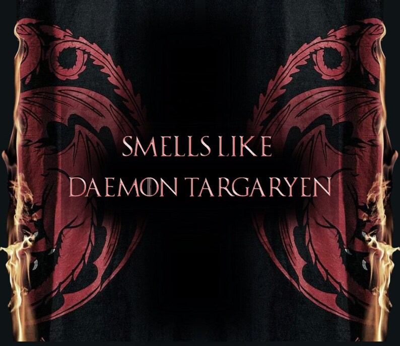 Smells Like Daemon Targaryen Soy Scented Candle, HOTD Inspired Scented ...