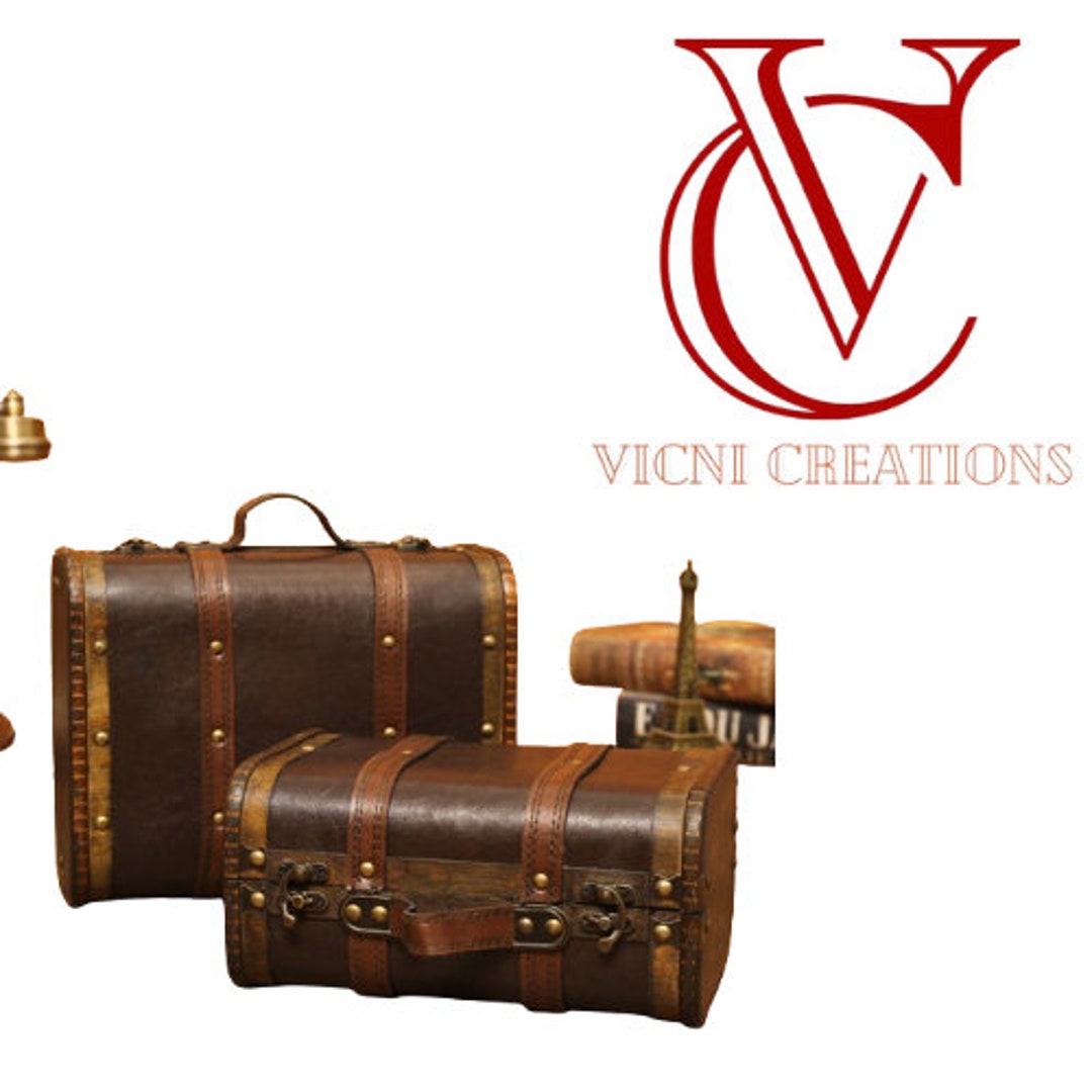 Renaissance Retro Wooden Storage Box Treasure Documents Antique Jewelry ...