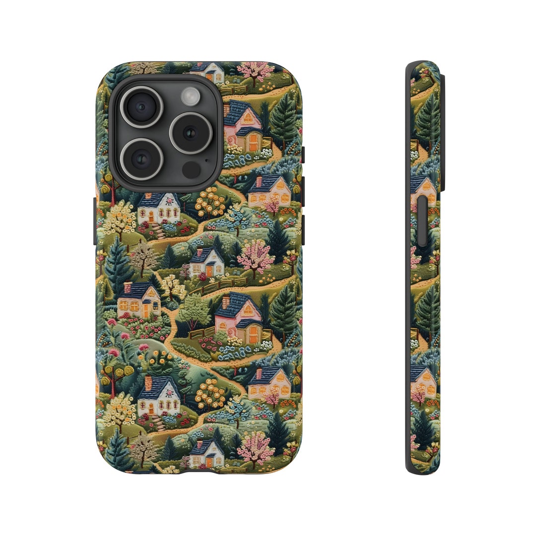 Enchanting Cottage Garden Phone Case Vintage Boho Floral Phone Case ...