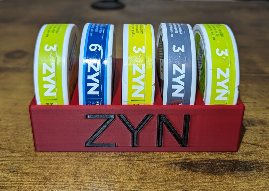 Custom Zyn Can Desk Organizer Sleek Drawer Caddy for Nicotine Pouch ...