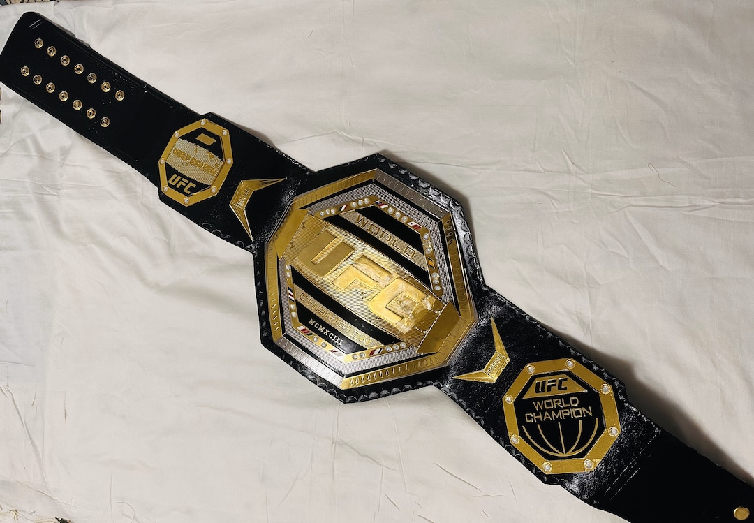 UFC Legacy Championship Replica Belt: 2mm Brass Gold, Adult Size - Etsy