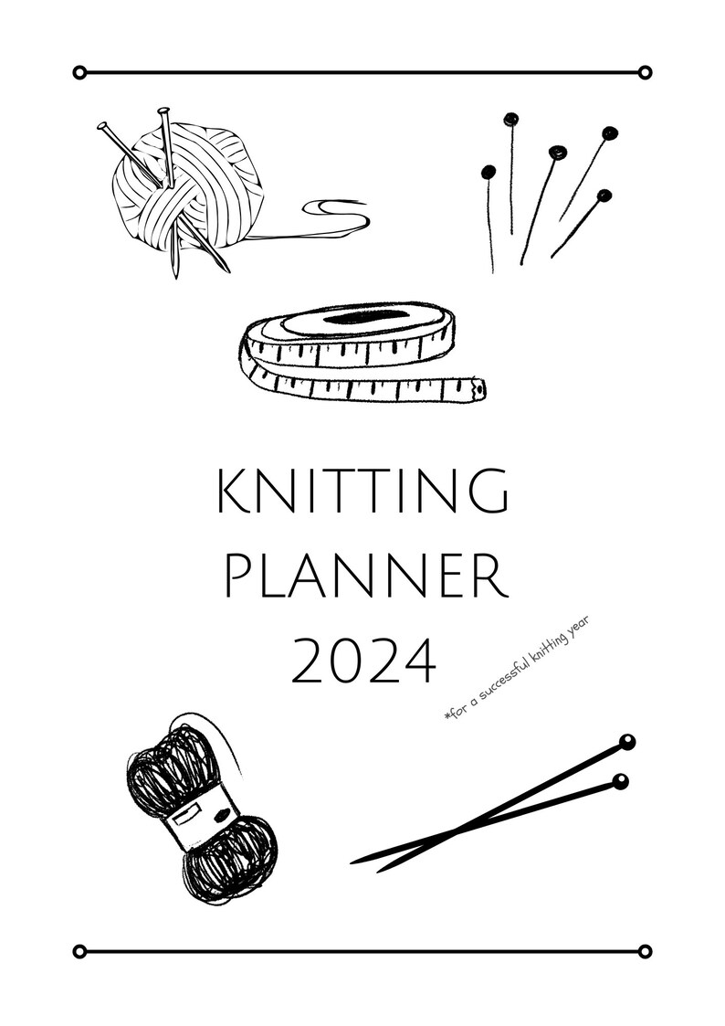 The *perfect* Knitting Planner! - Digital File - Etsy