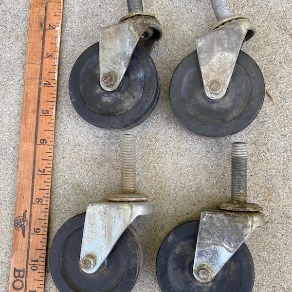 Vintage Caster Wheels - Etsy