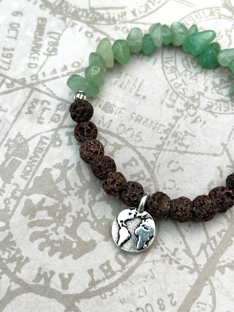 Earth Stretchy Bracelet - Etsy
