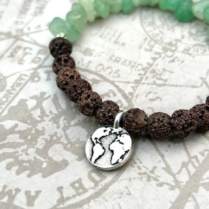 Earth Stretchy Bracelet - Etsy