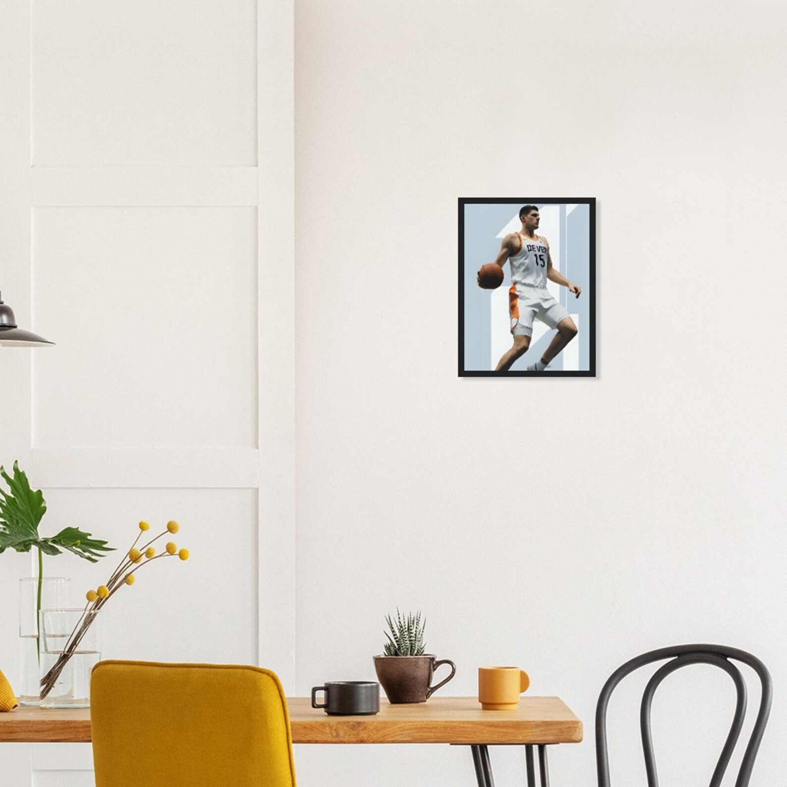 NBA Wallart Nikola Jokic Poster Highquality Framed Picture of the ...