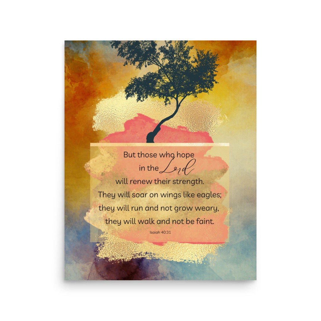 Those Who Hope in the Lord - Etsy