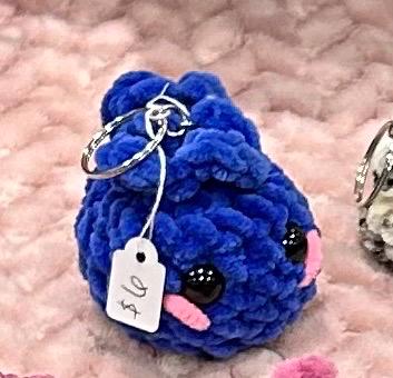 Blueberry Keychain Crochet Pattern, Beginner Friendly (PDF Pattern) - Etsy