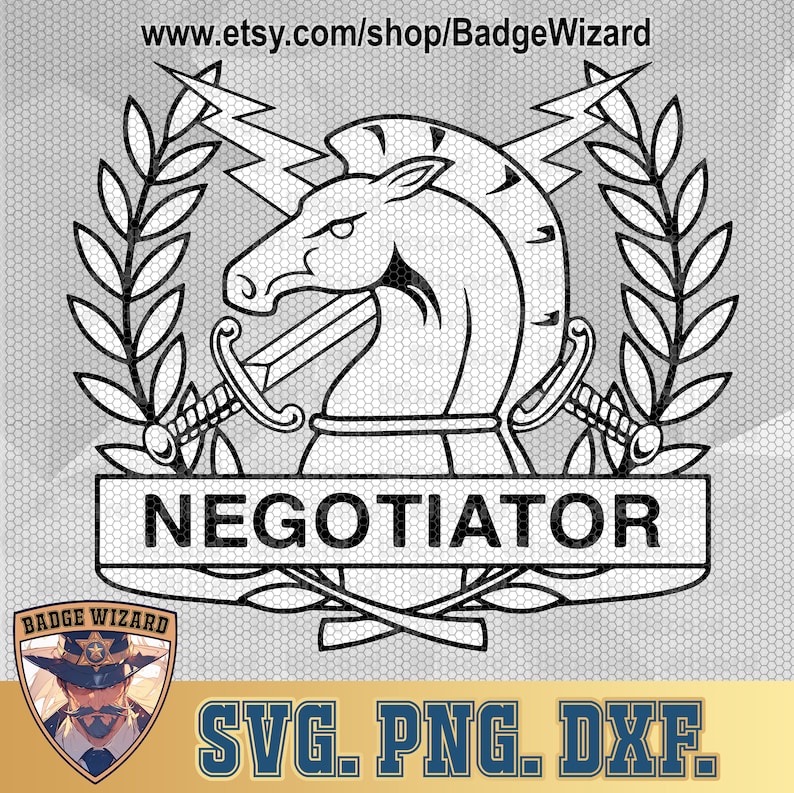 Law Enforcement Negotiator Pin Svg,police Crisis Negotiation PNG, Patch ...