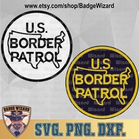 CBP Border Patrol Badge Blank, Customs Badge Png, Dxf, Cricut Ready ...