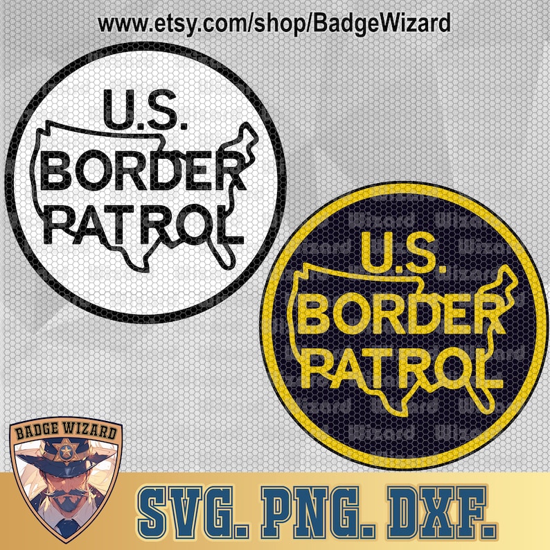 US Border Patrol SVG , USBP Cricut, Customs Border Protection Png, Dxf ...