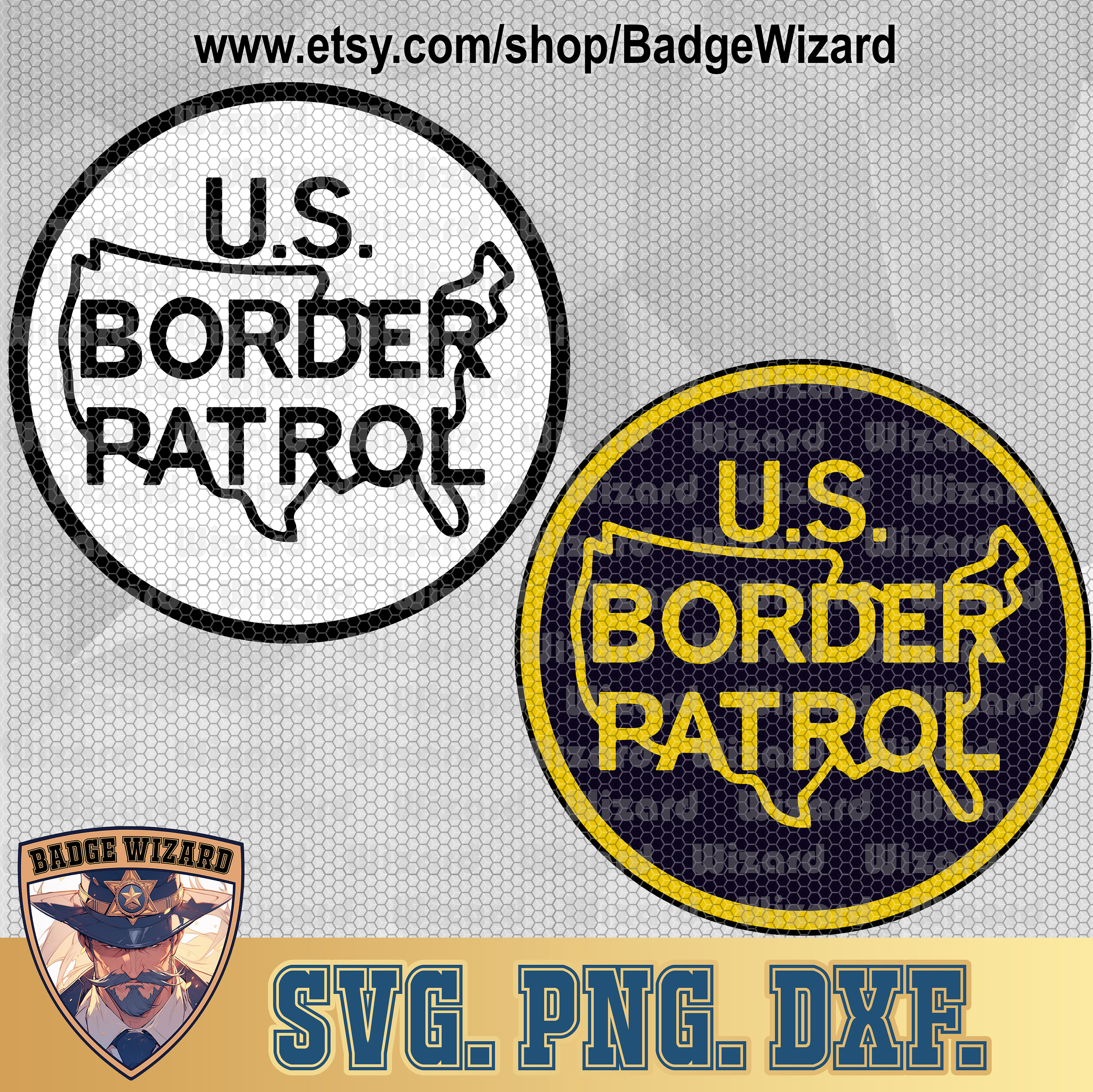 Usbp Logo United States Border Patrol Right Sleeve Patch