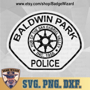 Baldwin Park Police Department SVG, Baldwin Park California Police Dept ...