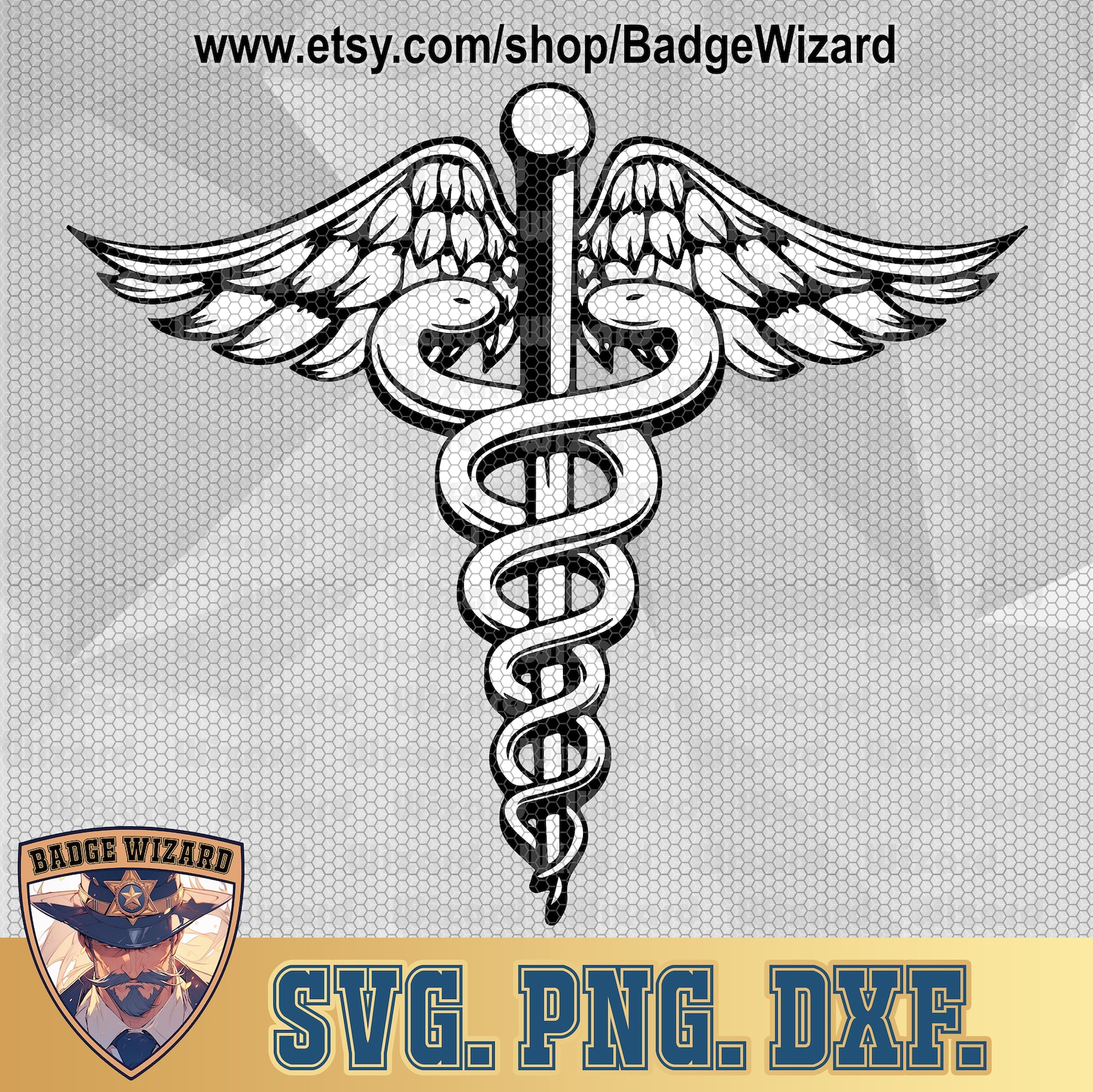 Nurse Caduceus Snake on Pole EMS SVG, US Army Medical Png, Dxf, Cricut ...