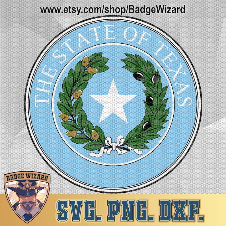 State of Texas Seal Colorized SVG , TX State Cricut, Texas State Png ...