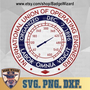 International Union of Operating Engineers Seal SVG , IUOE Seal Cricut ...