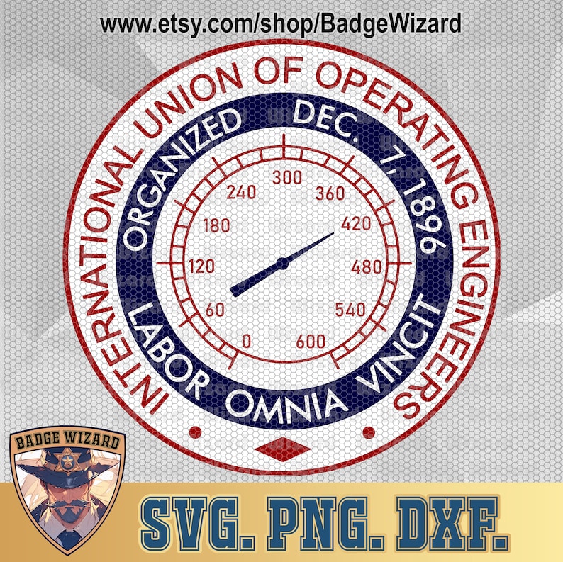International Union of Operating Engineers Seal SVG , IUOE Seal Cricut ...