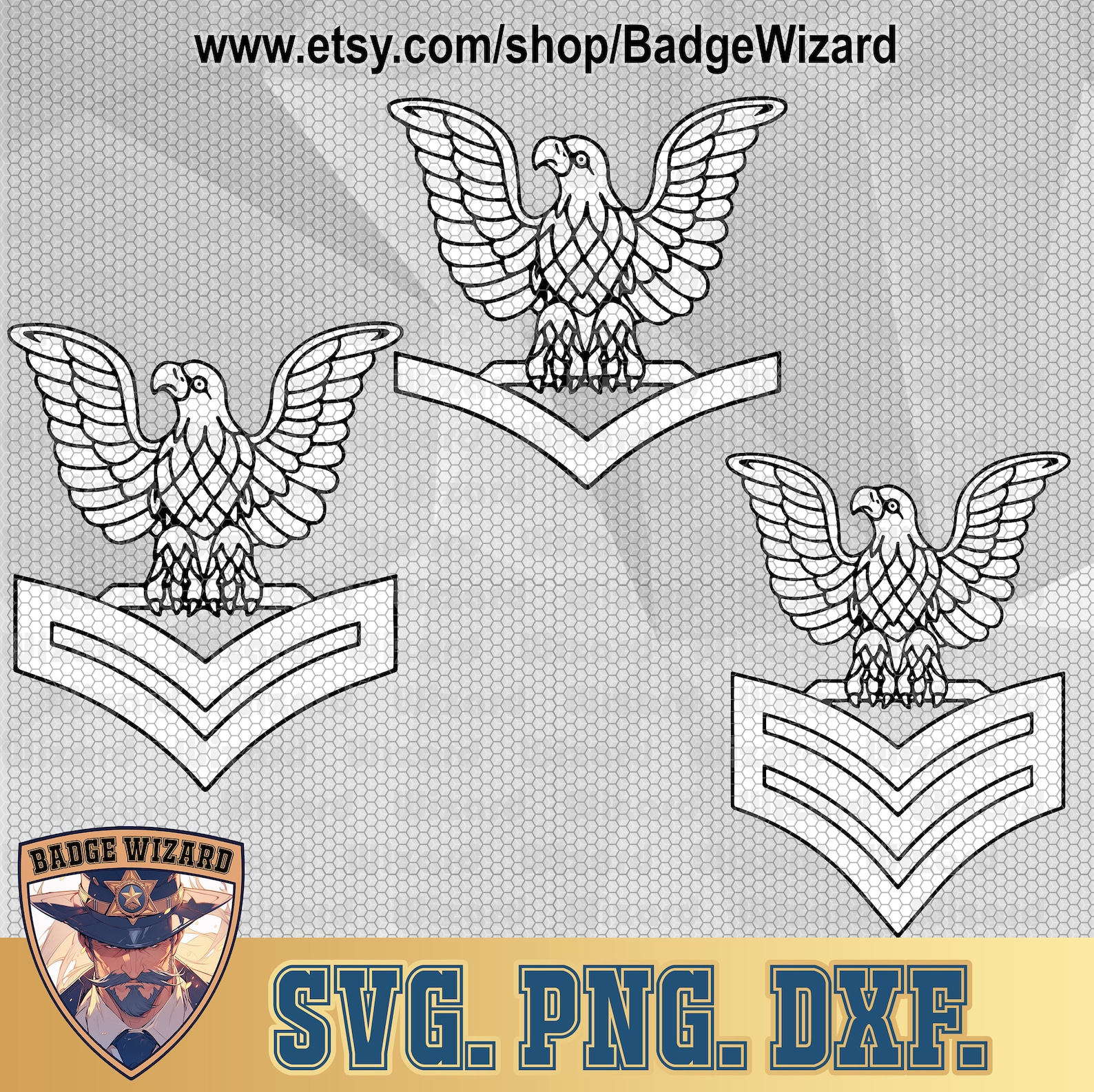 Navy Enlisted Rating Petty Officer SVG, E4, E5, E6 Petty Officer PNG ...