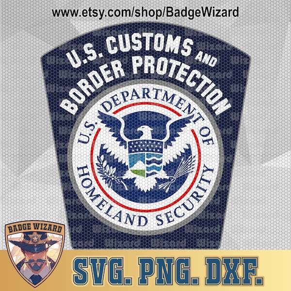 Us Customs Badge - Etsy