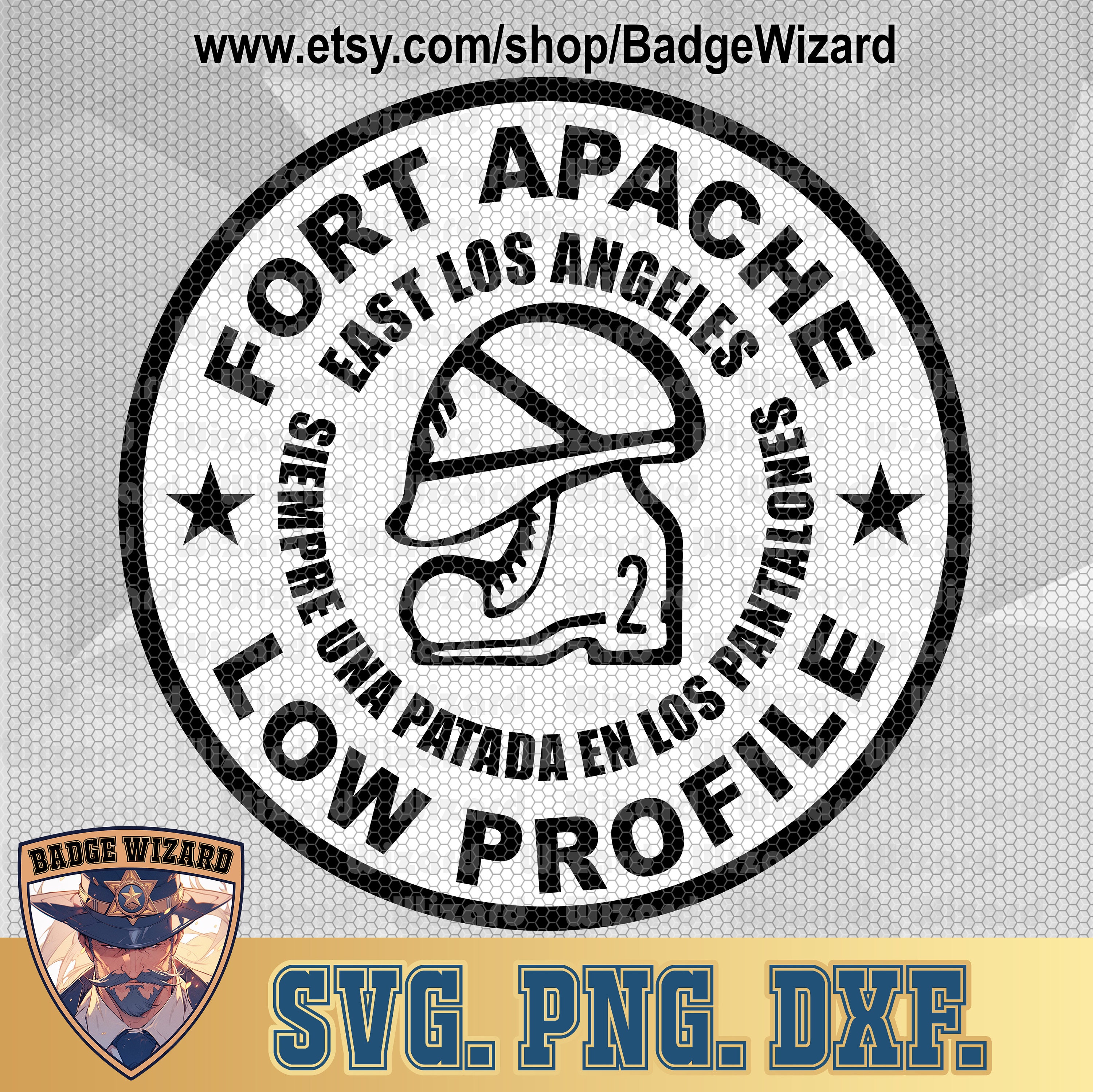 East Los Angeles Fort Apache Sheriff Svg,east LA Sheriff's Station Png ...