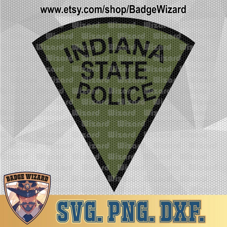 Indiana State Police Vinyl Sticker Decal Trooper IN SVG , Indiana State ...