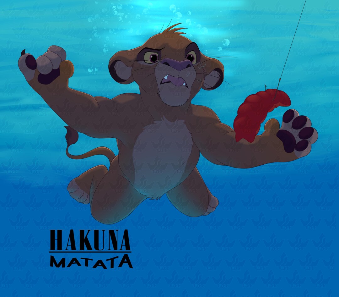 Swimming Lion Tank Top - Etsy