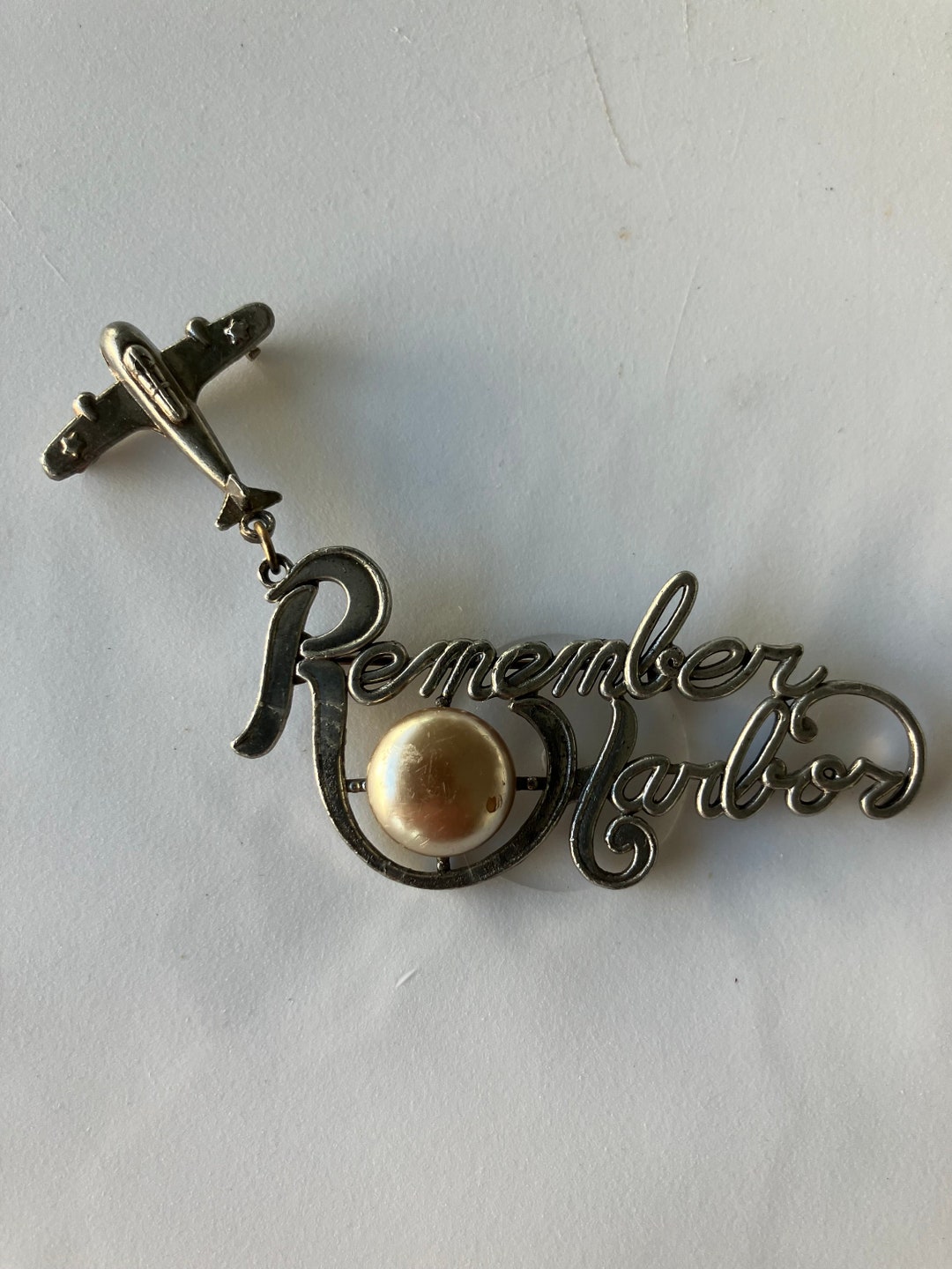 Pearl Harbor Pin With Added Airplane - Etsy