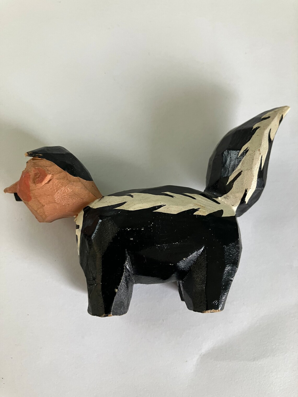 Carved Wood Hitler as Skunk - Etsy