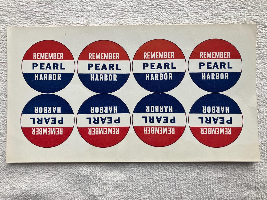 REMEMBER PEARL HARBOR Decal - Etsy