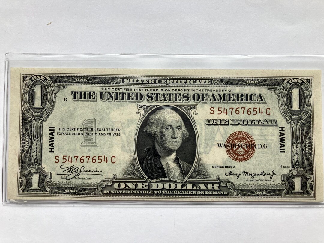 HAWAIIAN OVERPRINT CURRENCY - Etsy