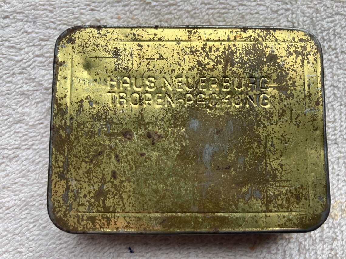 TIN TOBACCO BOX - Etsy