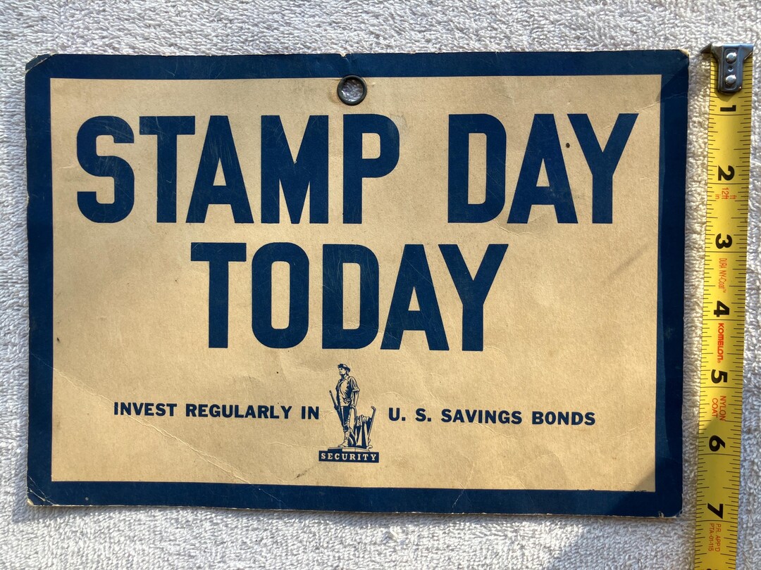 SAVINGS BOND SIGN - Etsy
