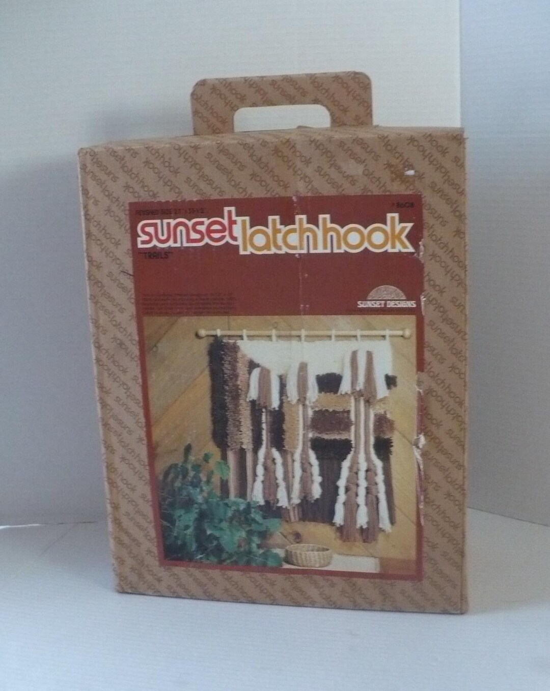 Vintage Latch Hook Wall Hanging by Sunset New/unused in Box 1980 - Etsy
