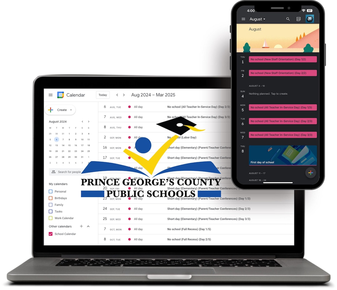 PGCPS - Prince George's County Public Schools Academic Calendar 2024 ...