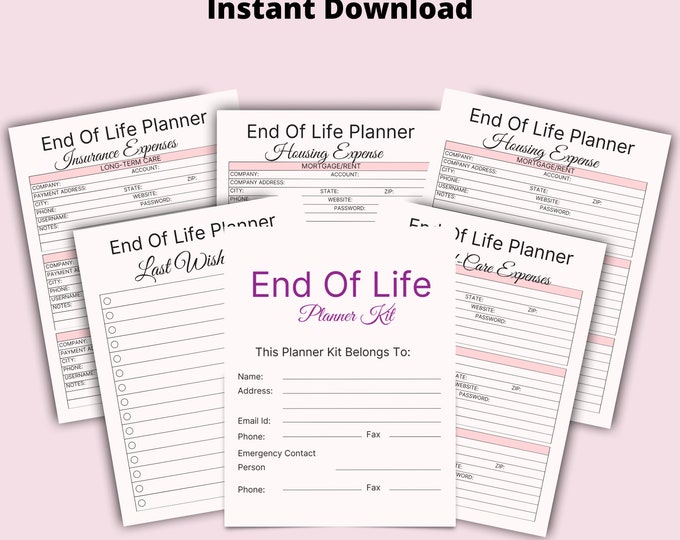 Funeral Planner, Funeral Checklist, Funeral Organiser, Funeral Plan ...