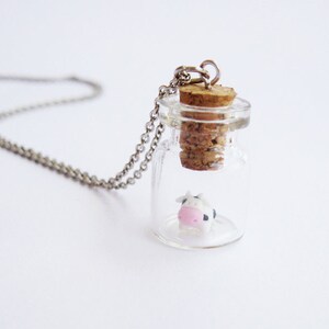 Micro Cow in a Tiny Bottle - Polymer Clay Miniature - Etsy